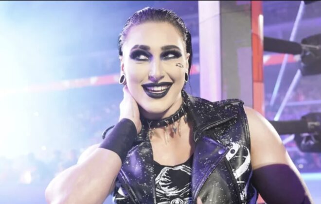 Rhea Ripley Shows Off New Neck Tattoo