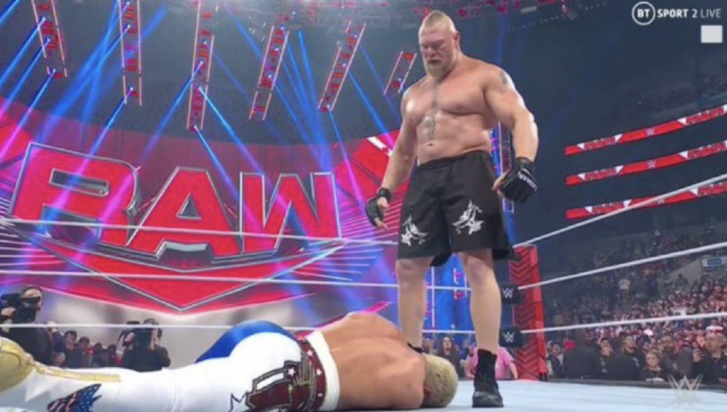 Brock Lesnar Turns On Cody Rhodes On WWE Raw