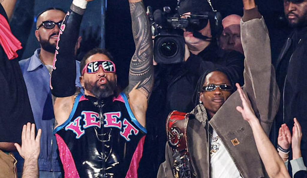 WWE's Reaction To Travis Scott Smoking During WWE Raw Premiere