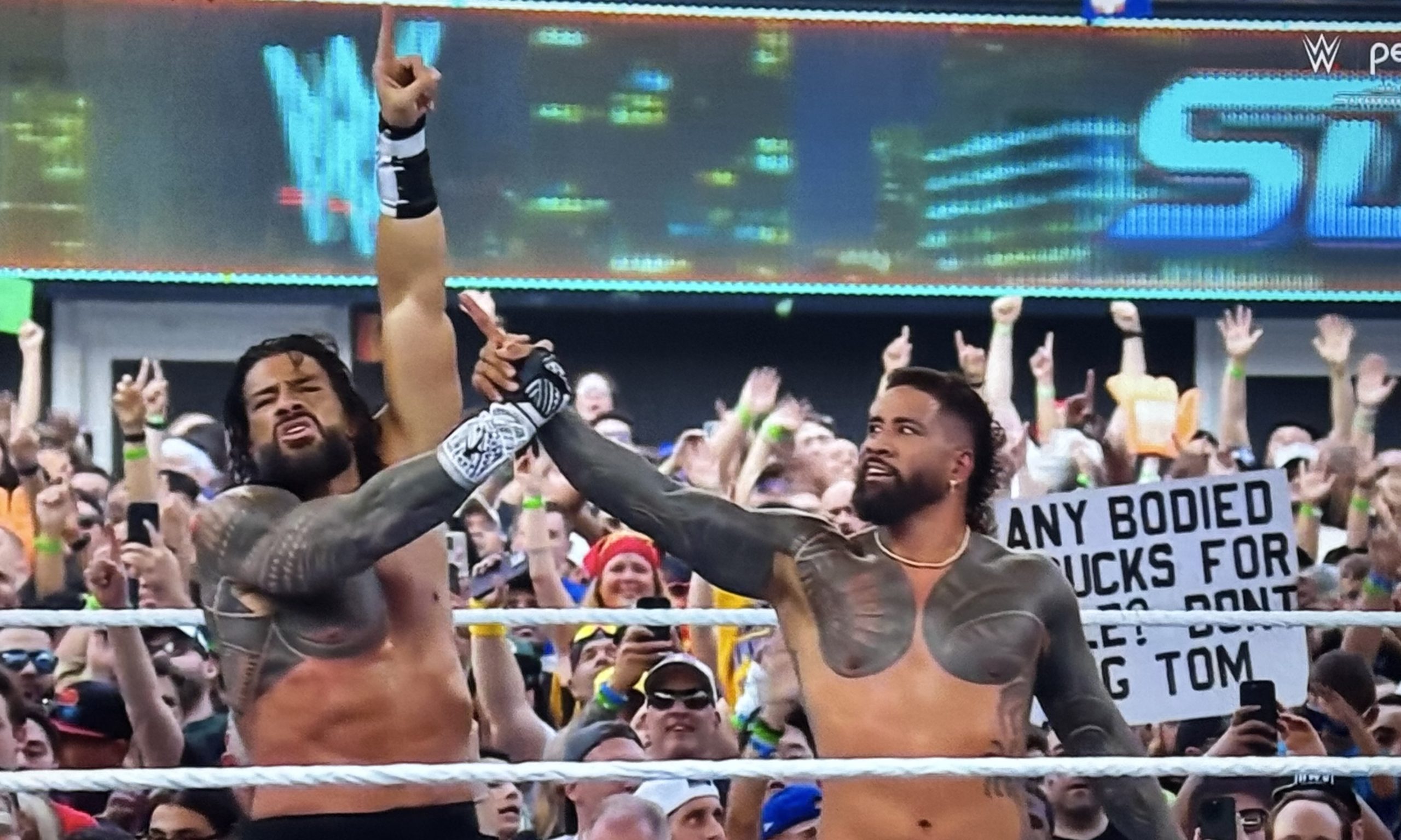 Roman Reigns & Jey Uso Defeat Bron Breakker & Bronson Reed At WWE SummerSlam